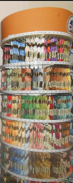 DMC Six Stranded Threads Colour Numbers 3350 - 3865 – Tandem Cottage Needlework