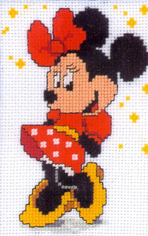 Disney Counted Cross Stitch Kit "Minnie Mouse" by Vervaco – Tandem ...