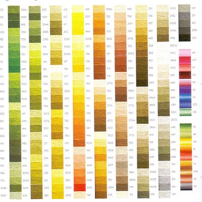 DMC Six Stranded Threads Colour Numbers 794 - 891 – Tandem Cottage ...